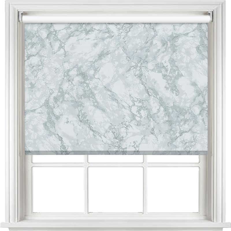 Marble Effect Blackout Iron Roller Blind